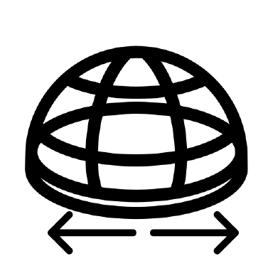 Draco™ Fast Jet Mini-Dome Simulator Displays - 3D perception