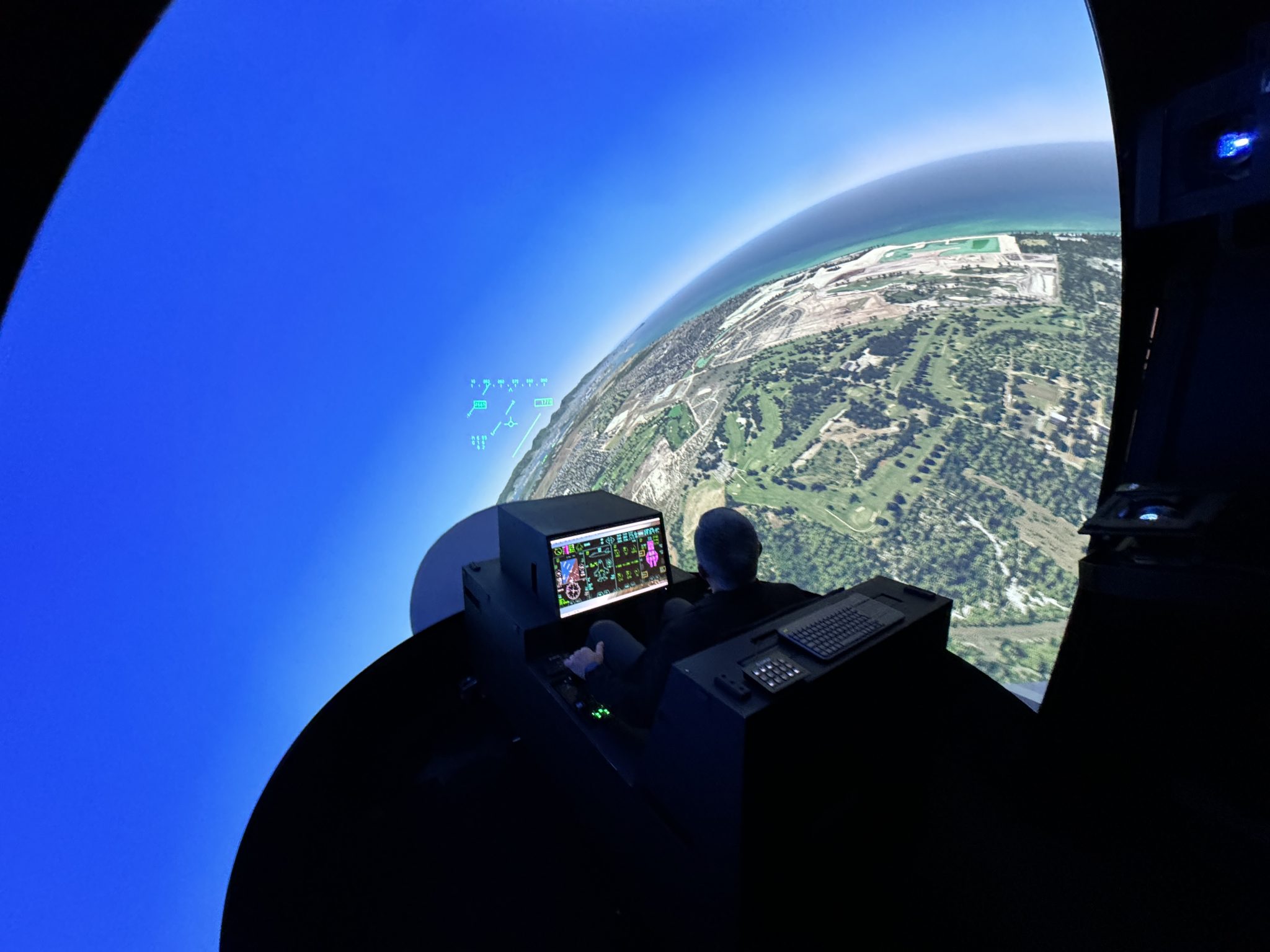Draco Fast Jet Simulator Dome for Modern Air Forces